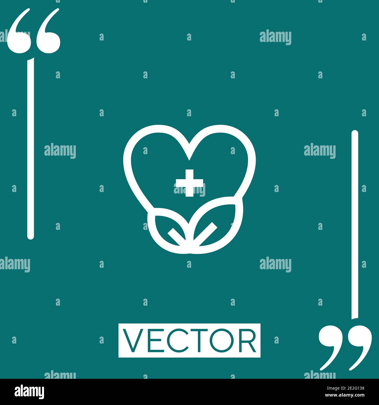 healthy vector icon Linear icon. Editable stroke line Stock Vector ...