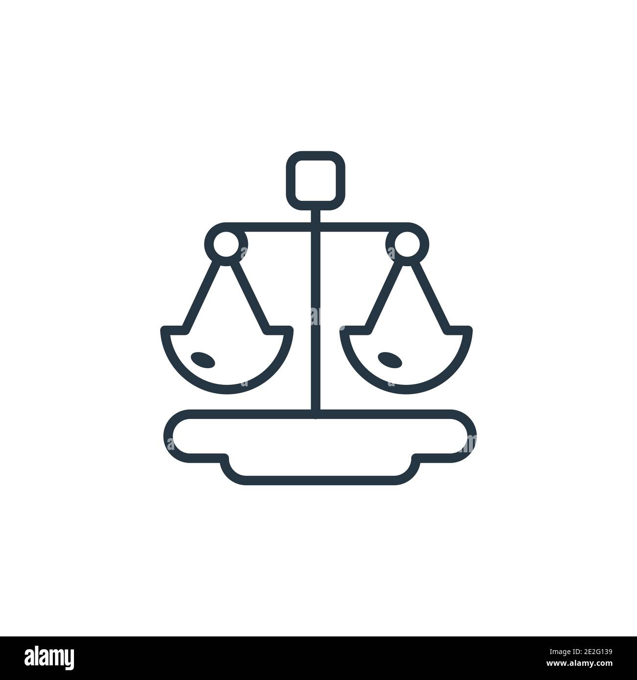 Punishment outline vector icon. Thin line black punishment icon, flat ...