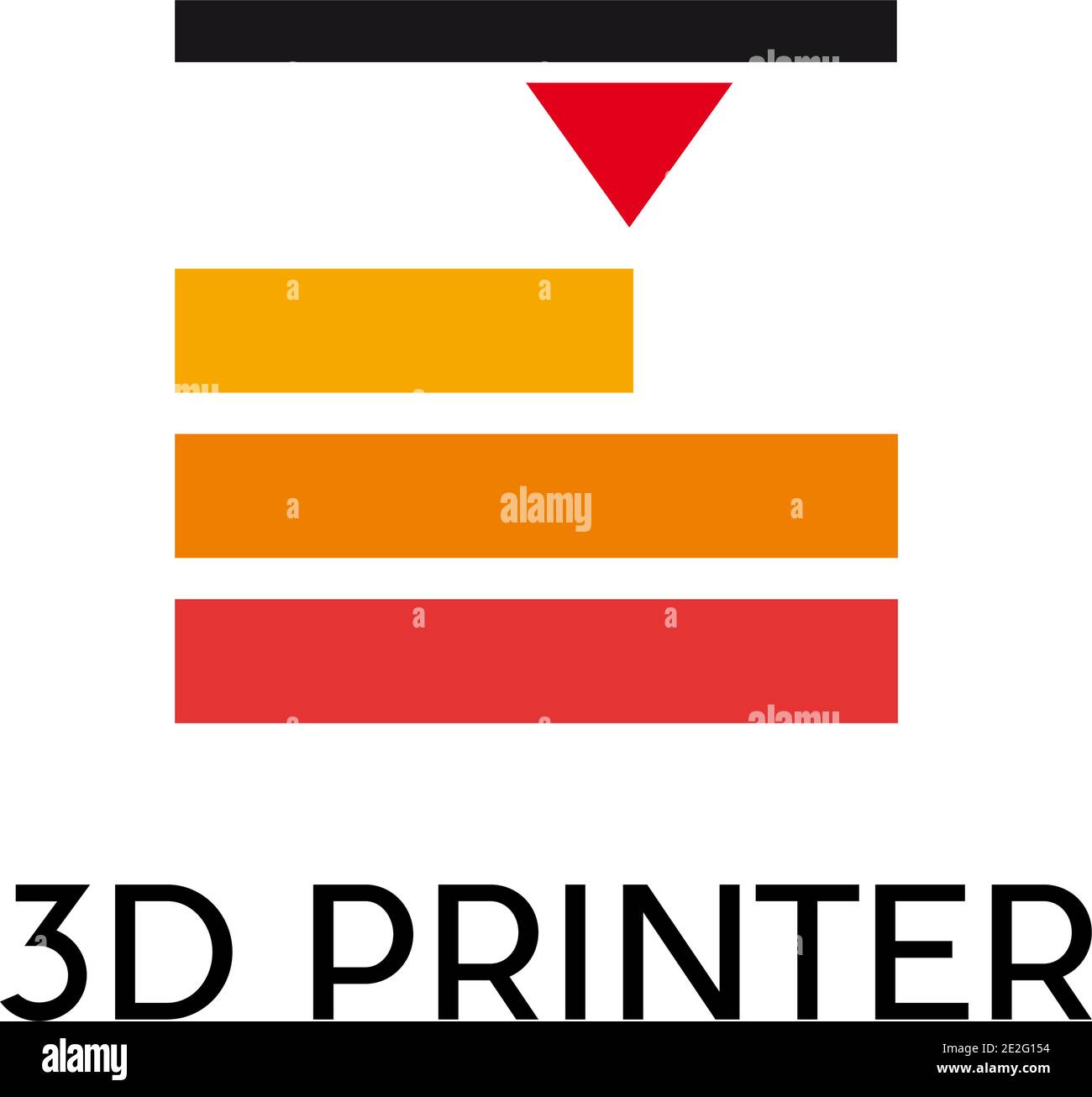 Vector sign 3d printer Stock Vector Image & Art - Alamy