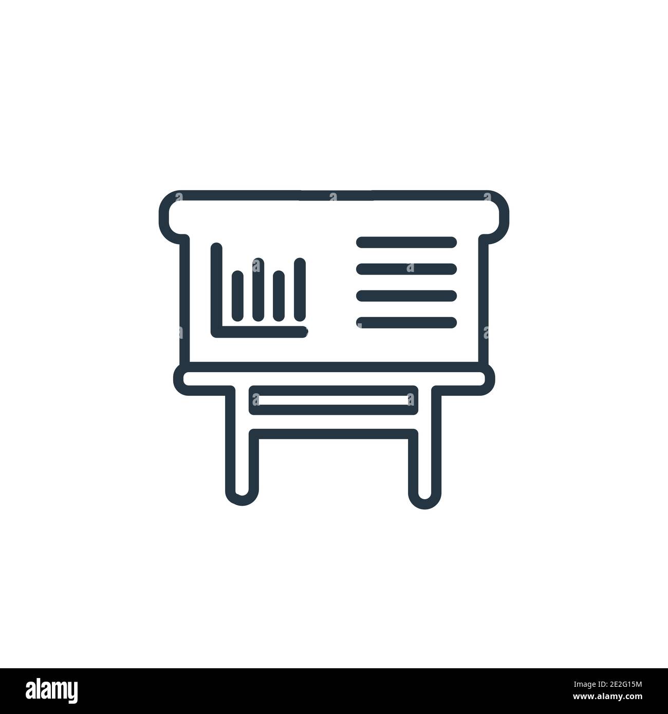 Graphic panel outline vector icon. Thin line black graphic panel icon ...