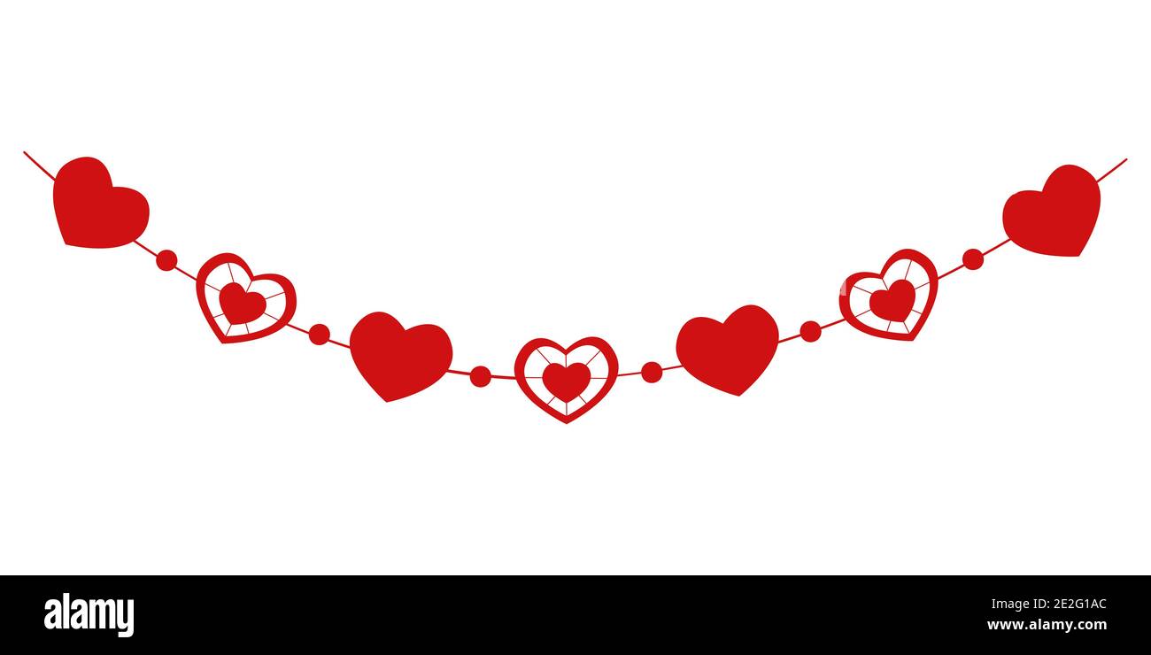 2 Hearts With Banners