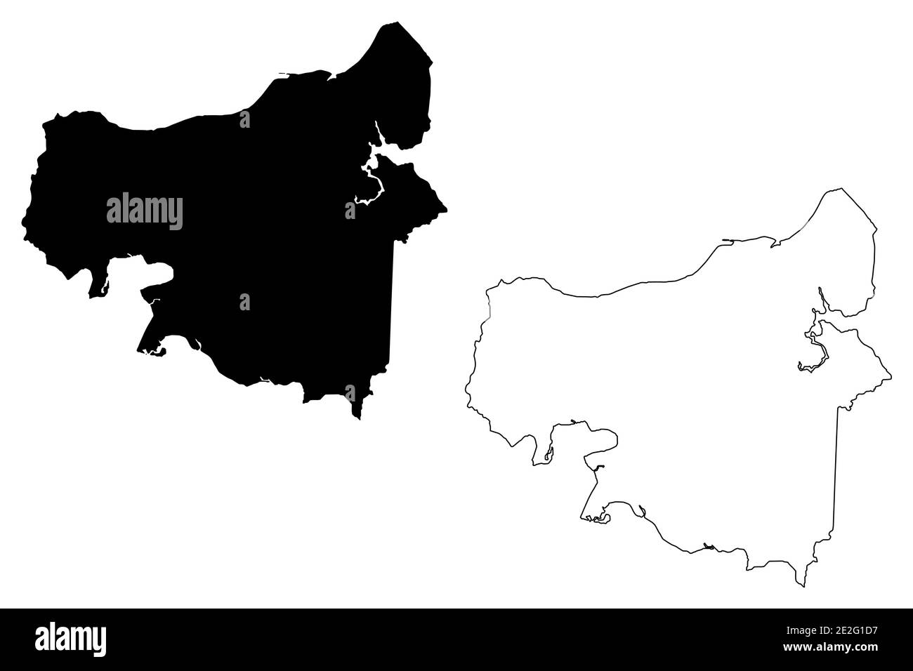 King george outline map Black and White Stock Photos & Images - Alamy