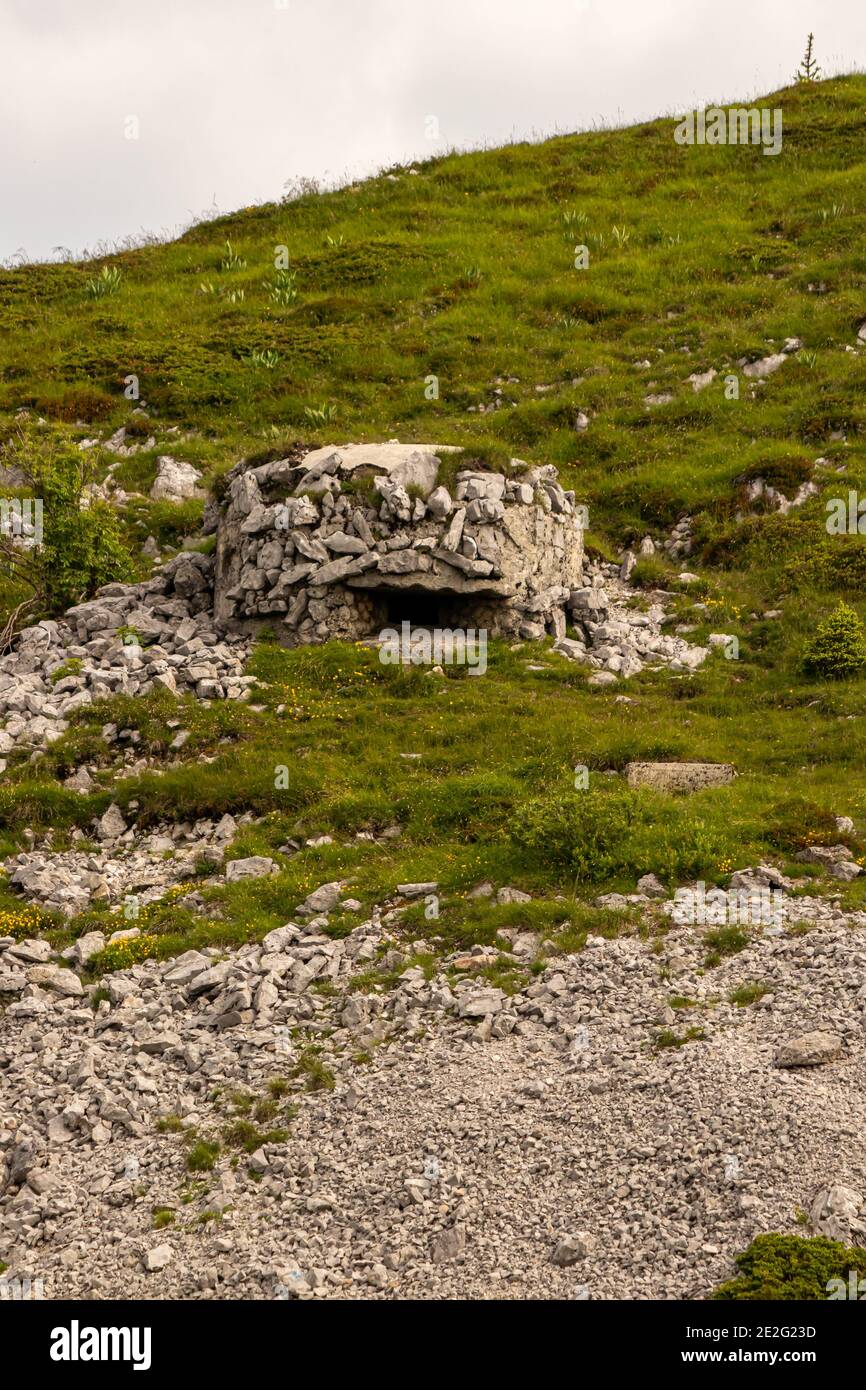 Bunker lookout from world war hi-res stock photography and images - Alamy