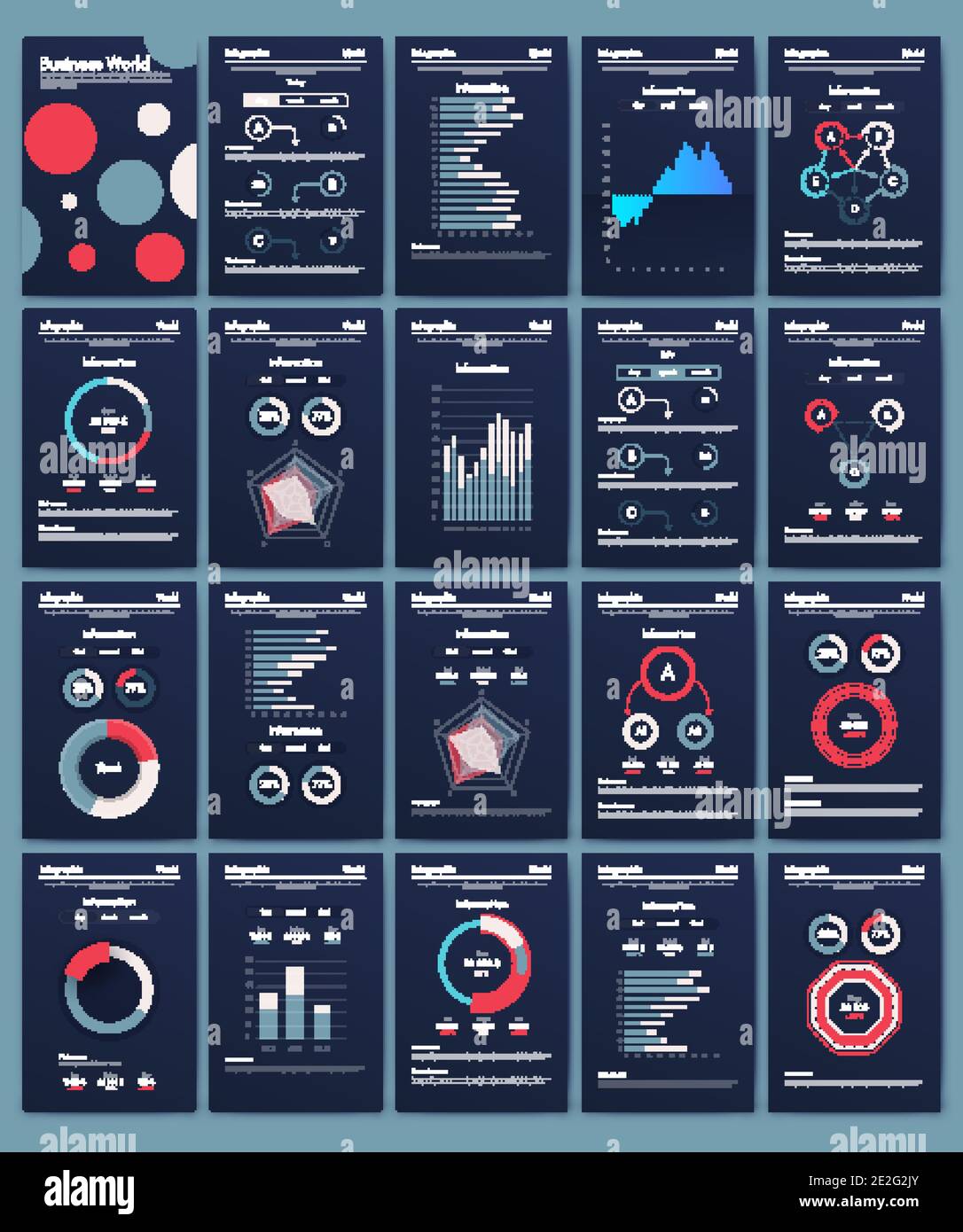 Modern infographic vector elements for business brochures. Use in ...