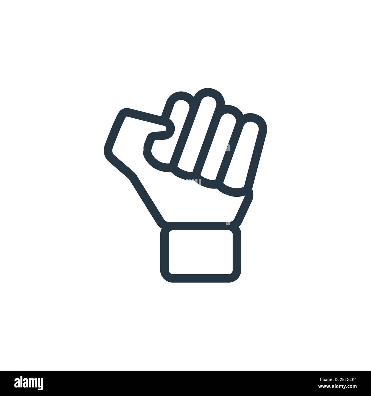 Revolution outline vector icon. Thin line black revolution icon, flat ...
