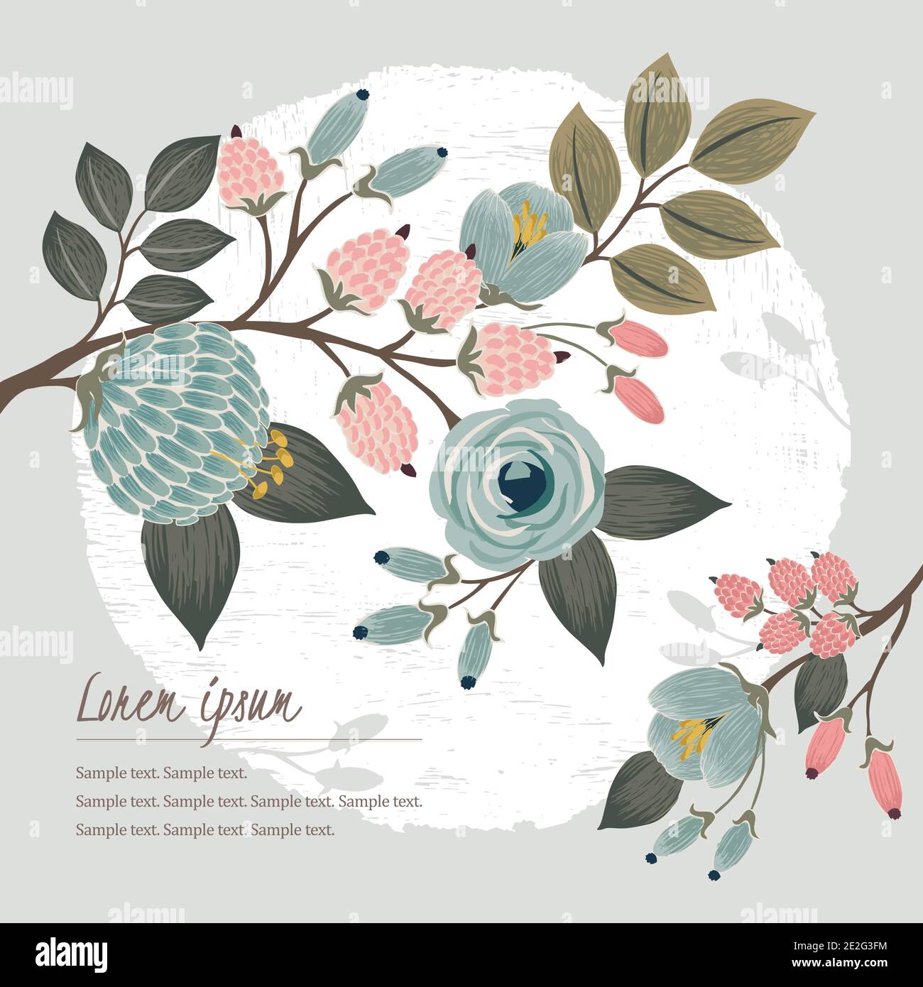 Contents of Flower Deco Art Materials Stock Vector Image & Art - Alamy