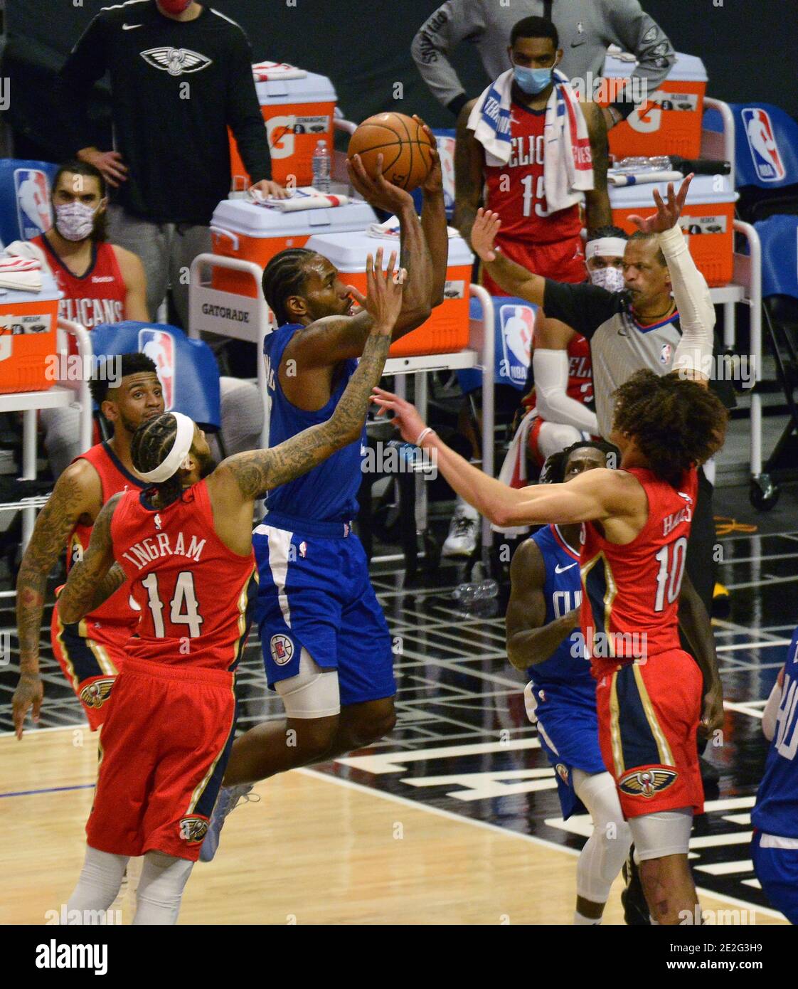 Los Angeles, United States. 13th Jan, 2021. Los Angeles Clippers ...