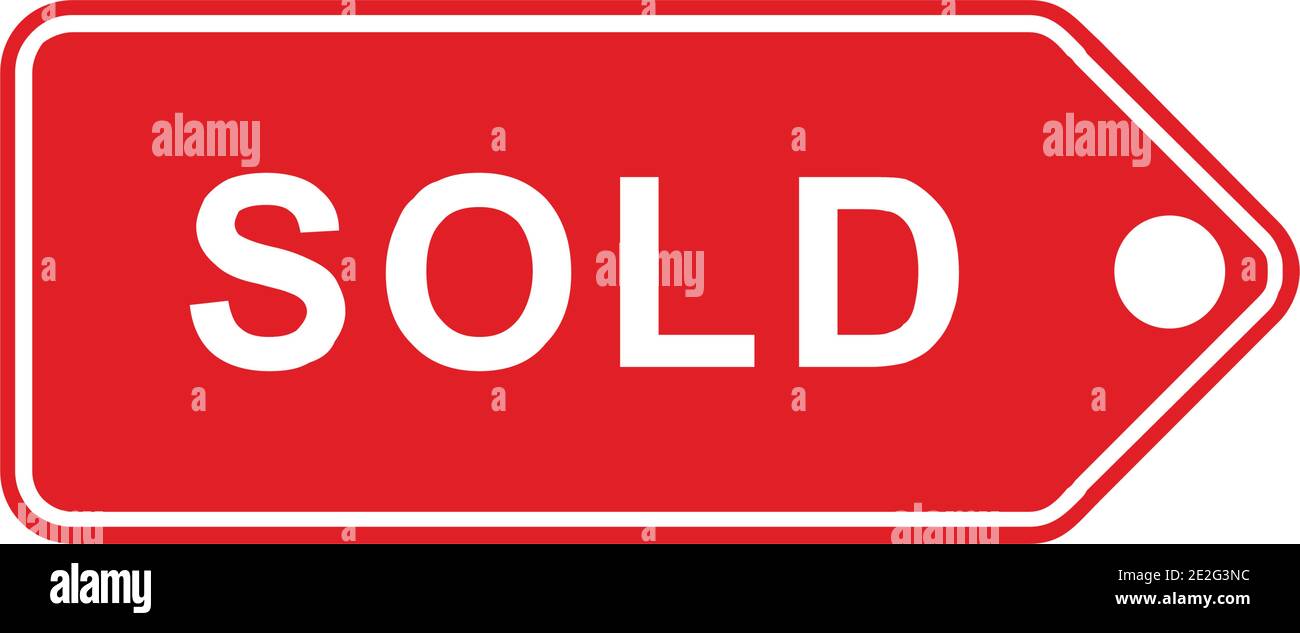 sold icon concept logo vector concept design Stock Vector Image & Art ...