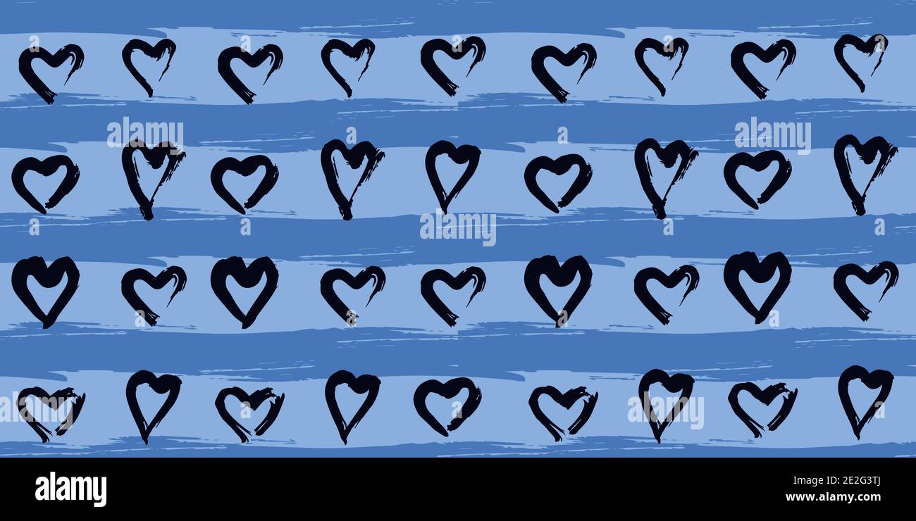 Seamless original pattern. Long colored stripe. Vector abstract hand ...