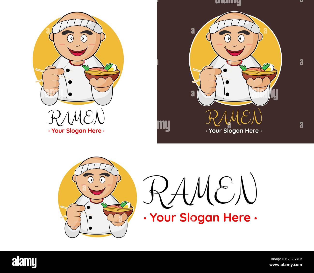 Food traditional beef ramen Stock Vector Images - Alamy