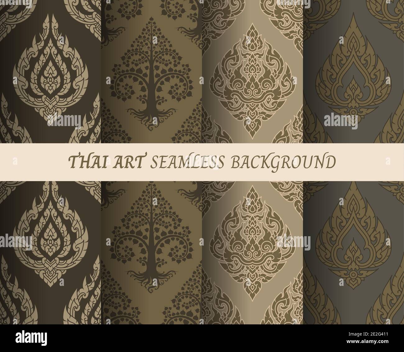 Seamless art pattern deco Stock Vector Images - Alamy