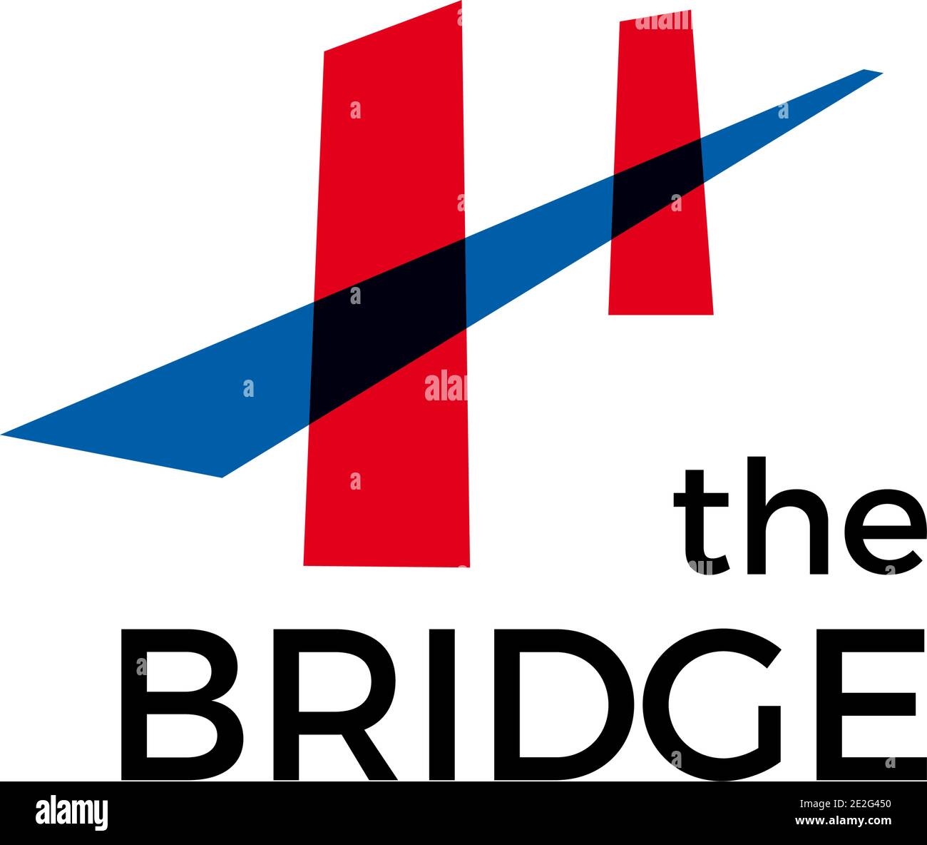 Vector abstract bridge, connection concept Stock Vector Image & Art - Alamy