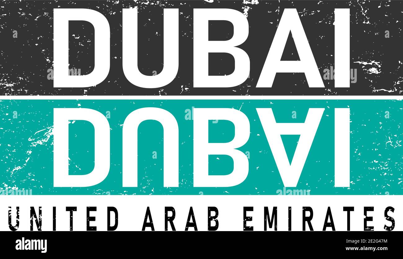 Dubai typography design vector, for t-shirt, poster and other uses ...