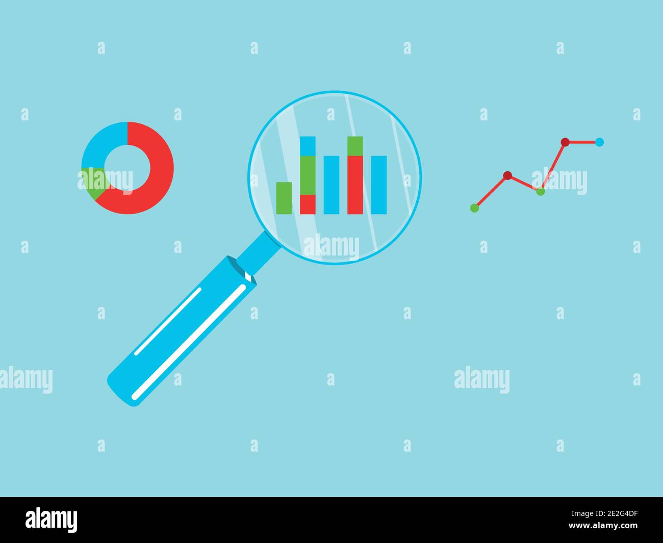 Magnifier design hi-res stock photography and images - Alamy
