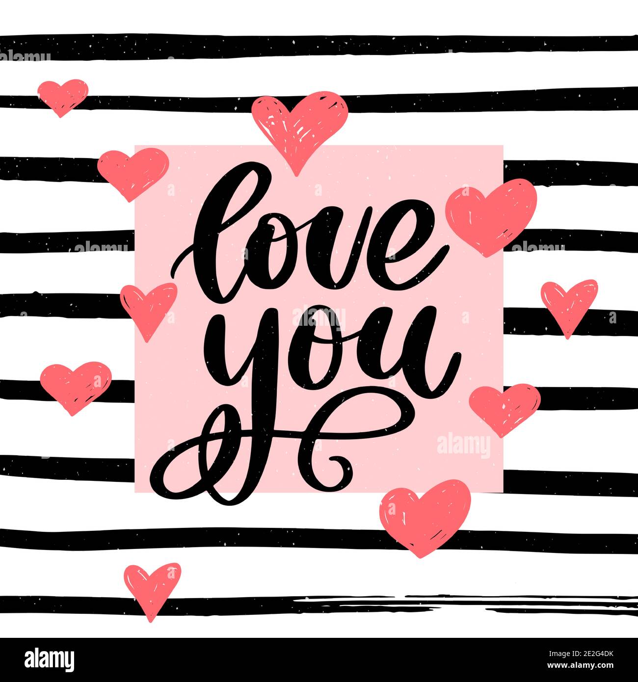 Vector elements for Valentine's day design elements. Typography poster ...