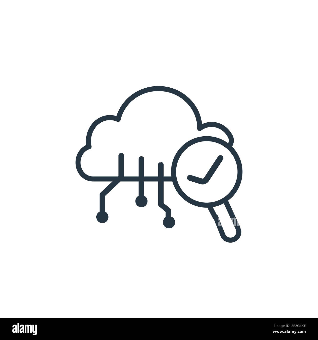 Solution outline vector icon. Thin line black solution icon, flat ...