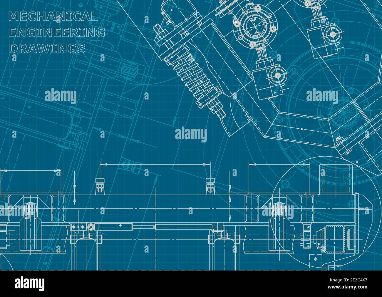 Computer aided design systems. Technical illustrations, backgrounds ...