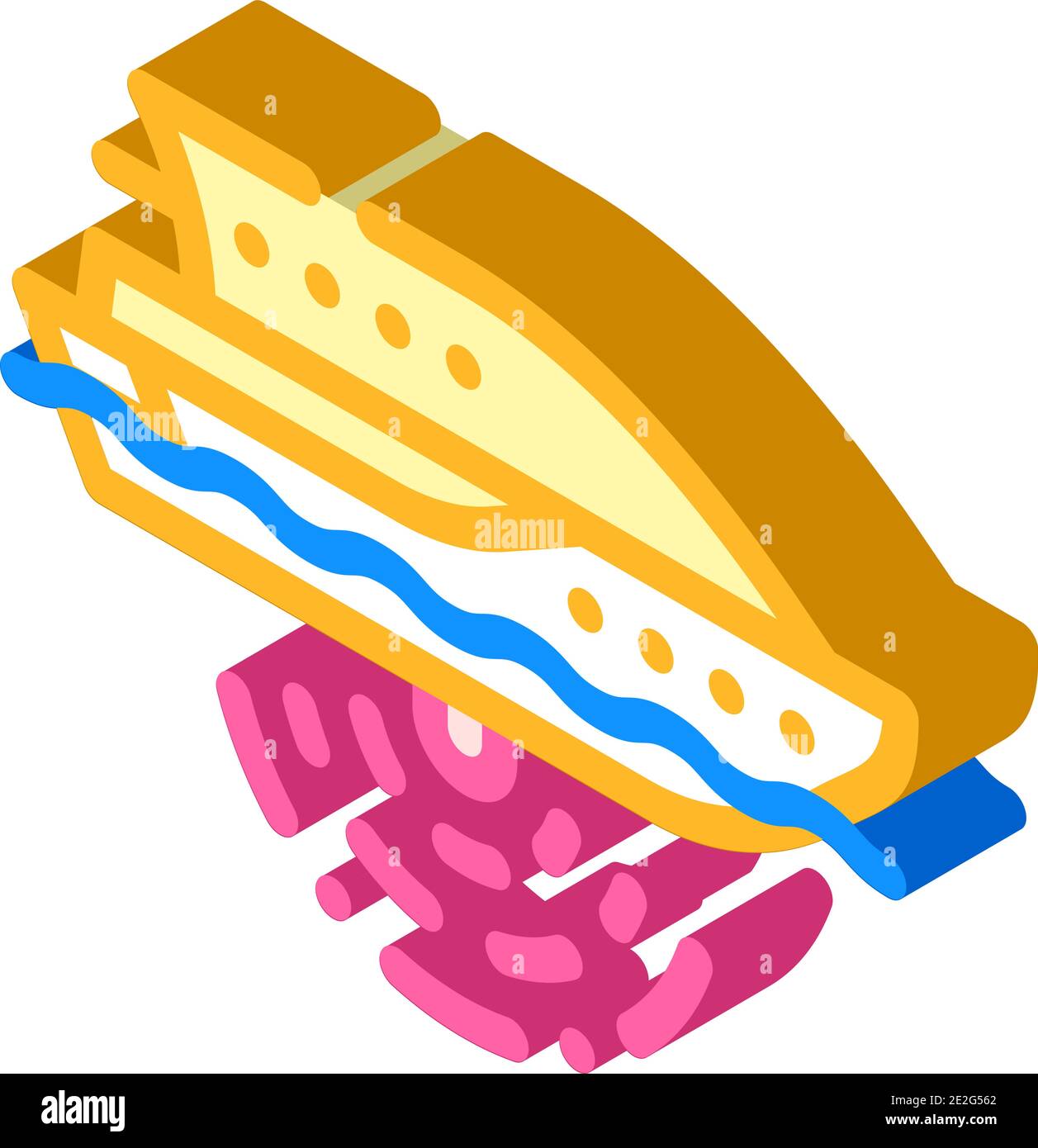 ship with seabed sonar isometric icon vector illustration Stock Vector ...