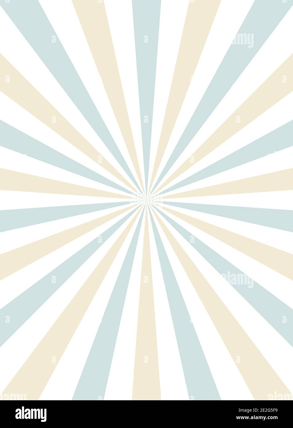 Sunlight retro faded background. Pale blue and beige color burst ...