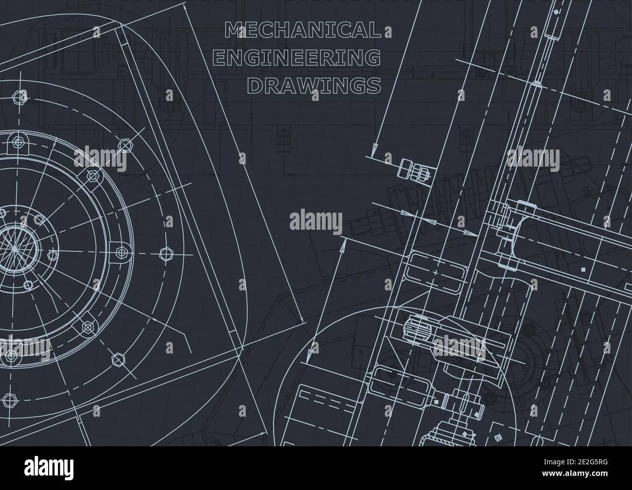 Corporate Identity. Blueprint, Sketch. Vector engineering illustration ...