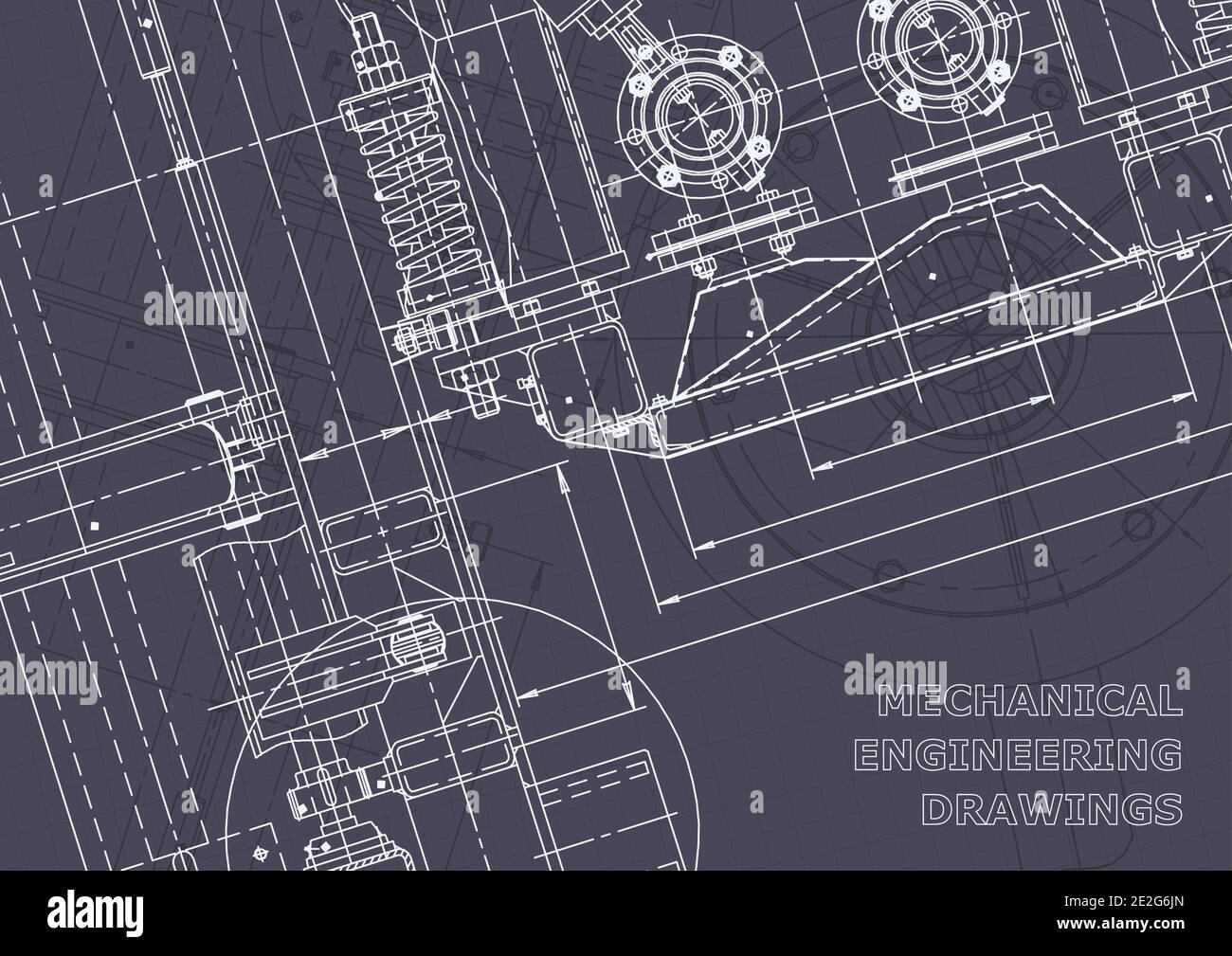 Mechanical Engineering Car Blueprint