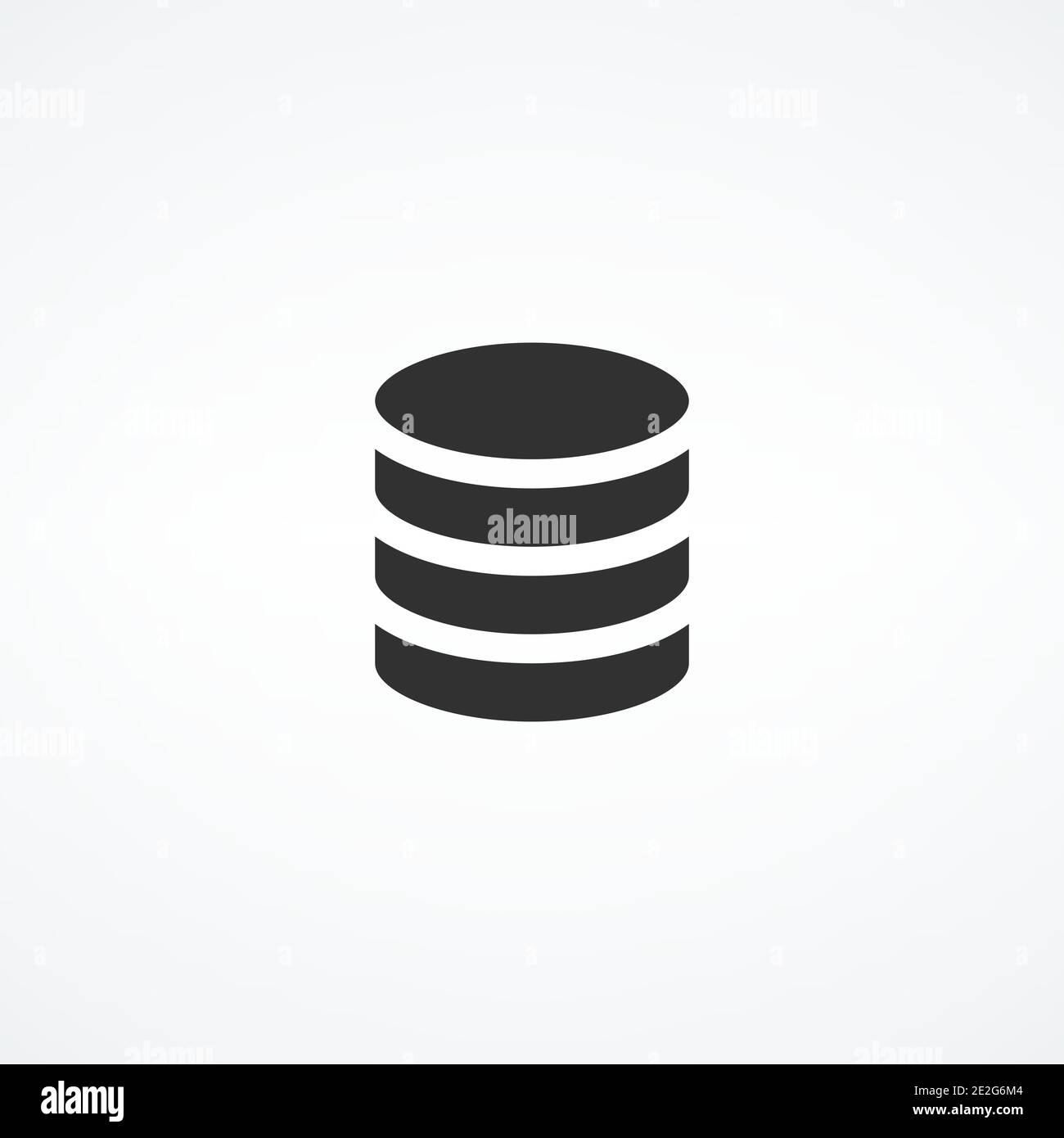 Cloud Database Icon, server icon. Cloud storage Computing Concept ...