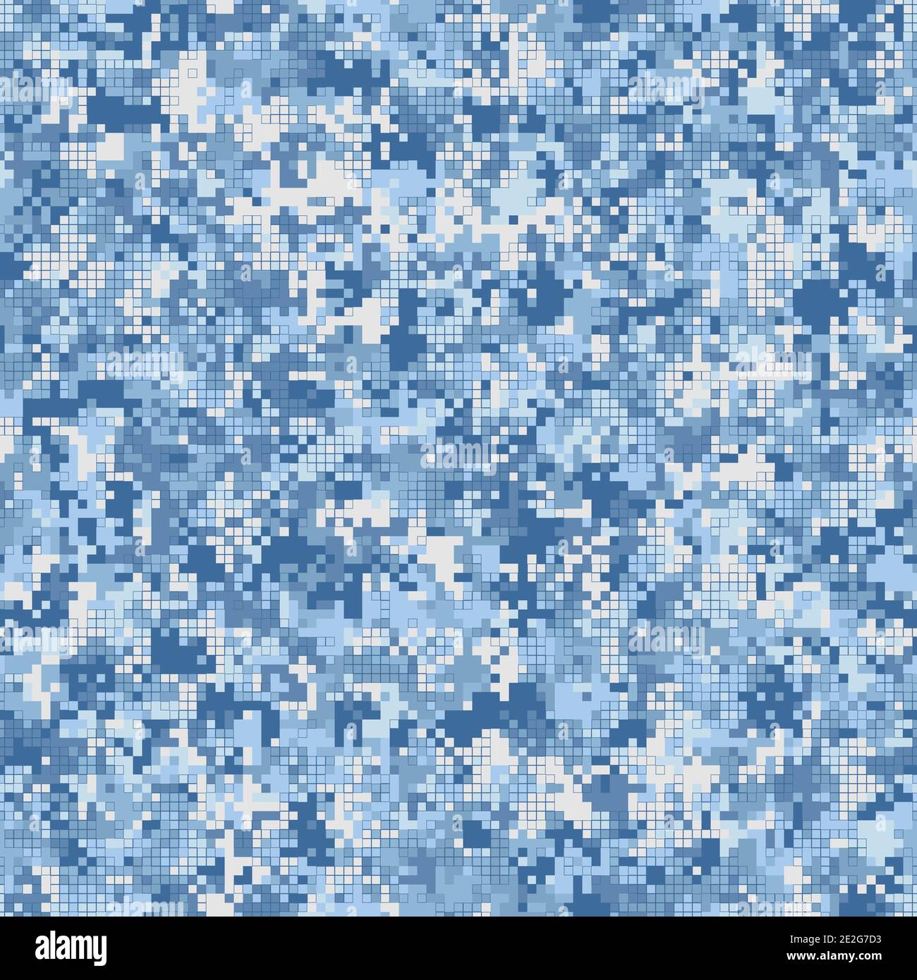 Blue Digital Camo Background
