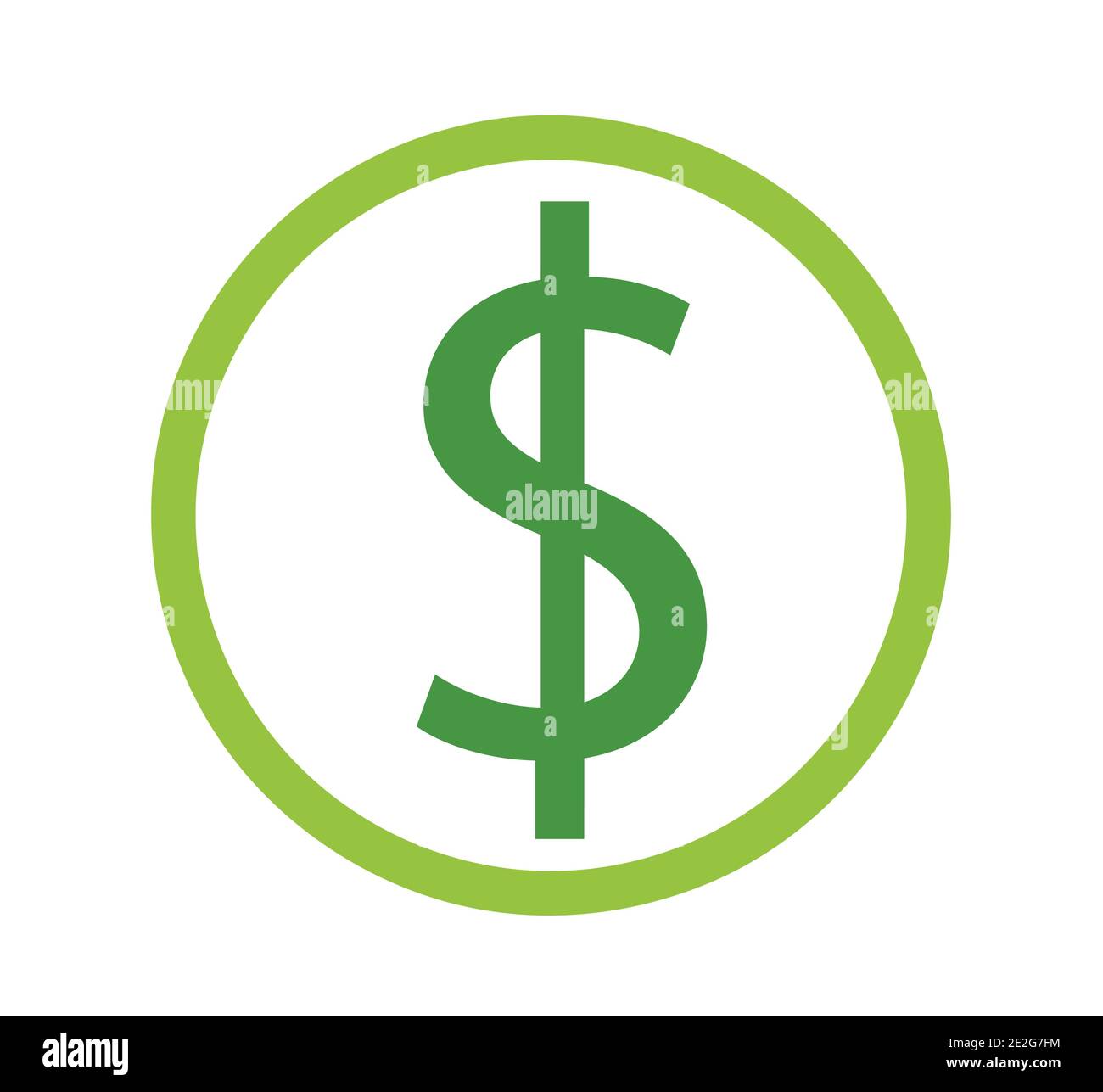 Coin with dollar simple icon Stock Vector Image & Art - Alamy