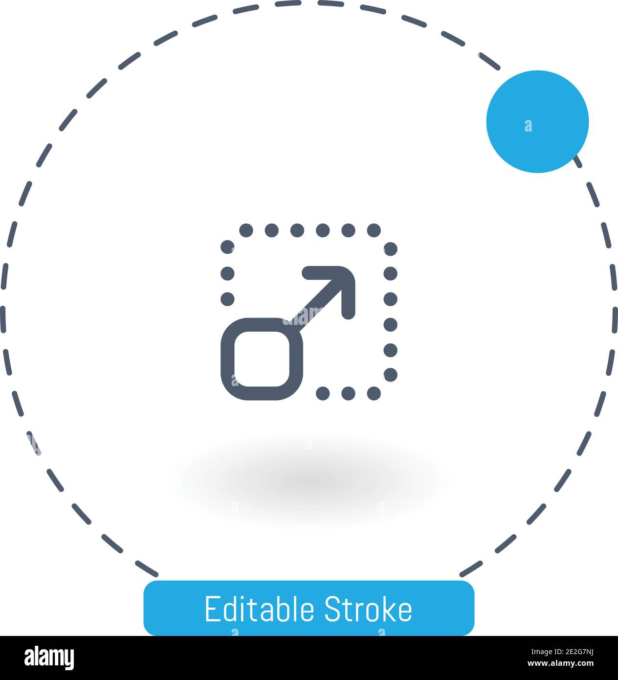 resize vector icon editable stroke outline icons for web and mobile ...