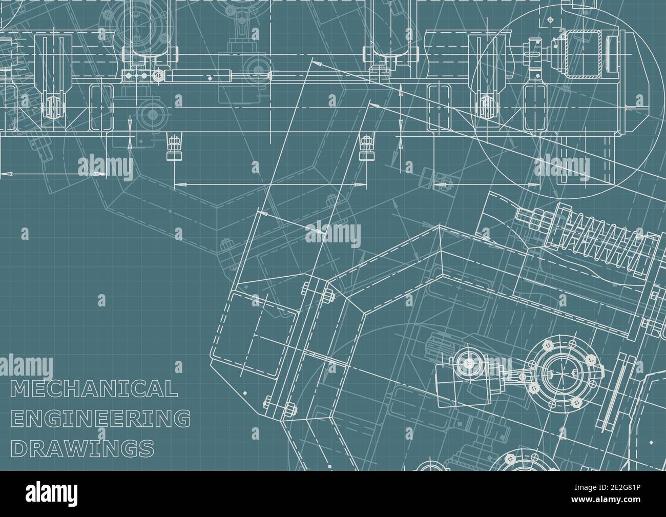 Corporate Identity. Computer aided design systems. Blueprint, scheme ...