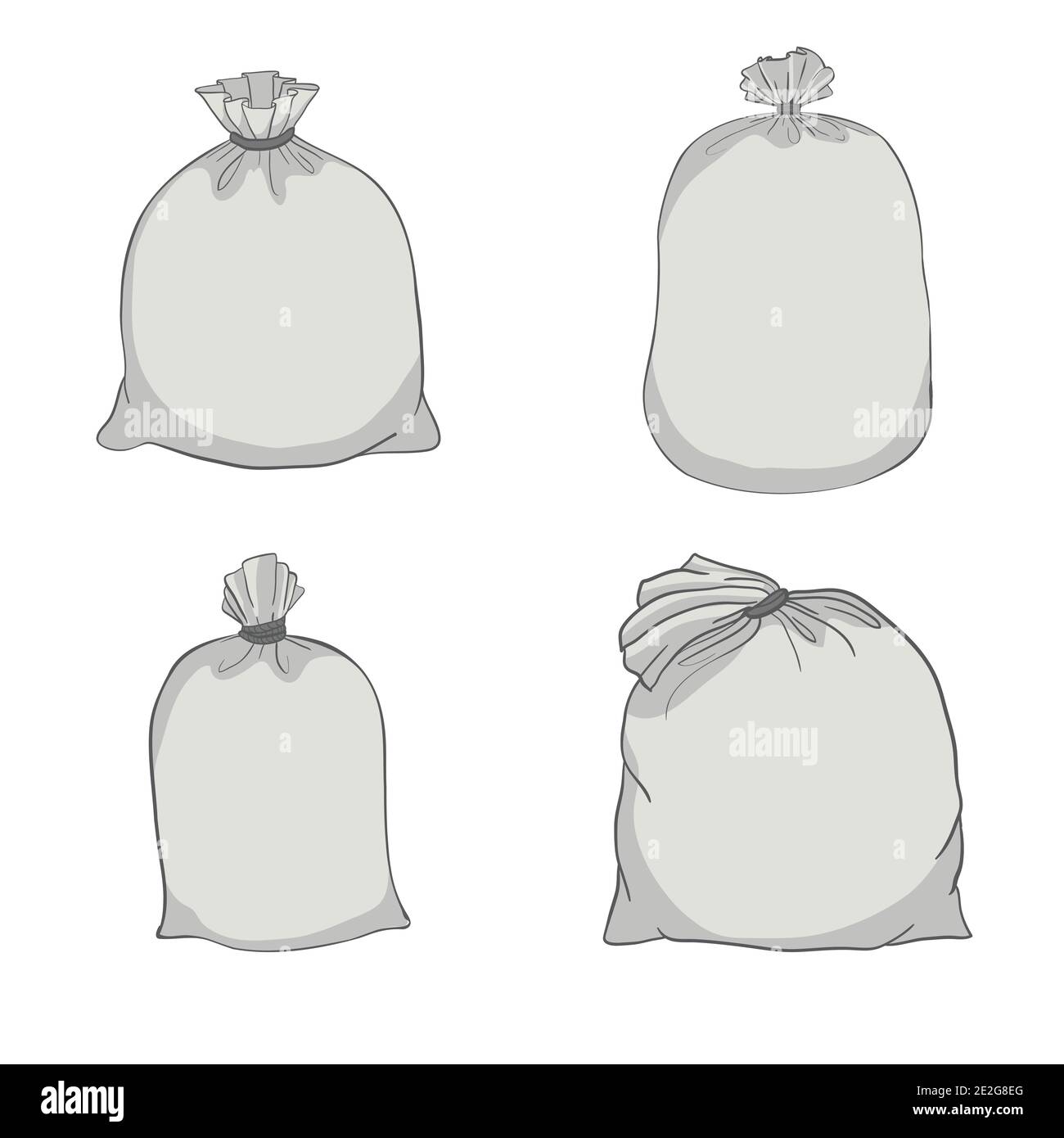 Canvas sack vector. Canvas bag Illustration Stock Vector Image & Art ...