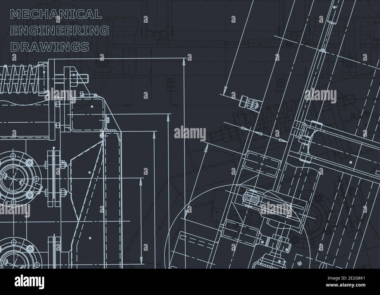 Corporate Identity. Mechanical engineering drawing. Technical ...