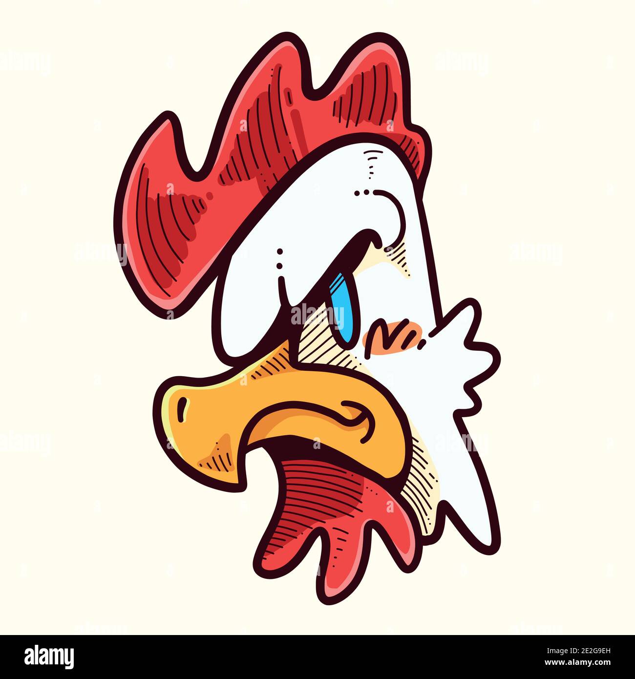 Farm chicken cartoon hi-res stock photography and images - Alamy