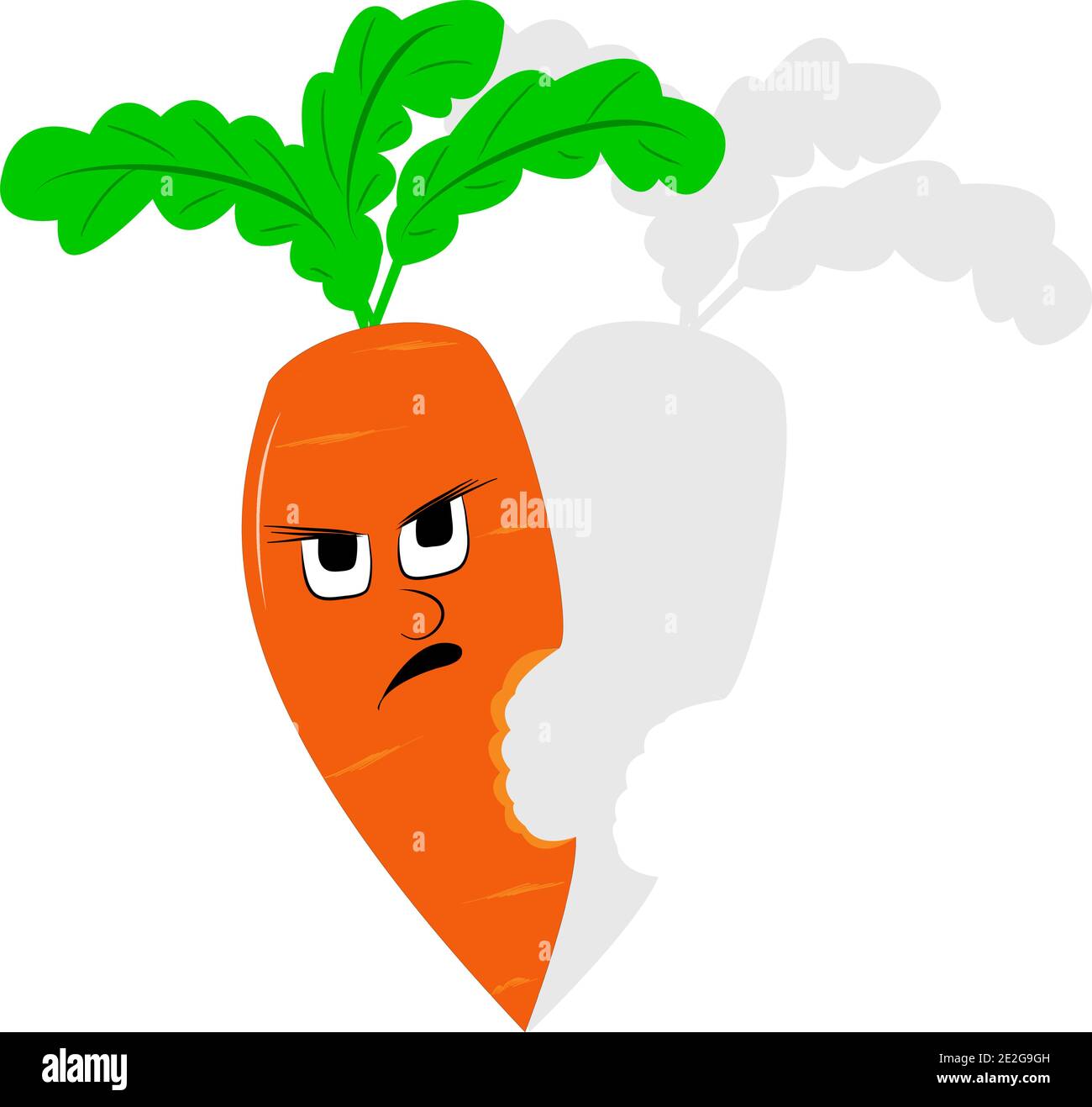 Funny shape vegetable Stock Vector Images - Alamy
