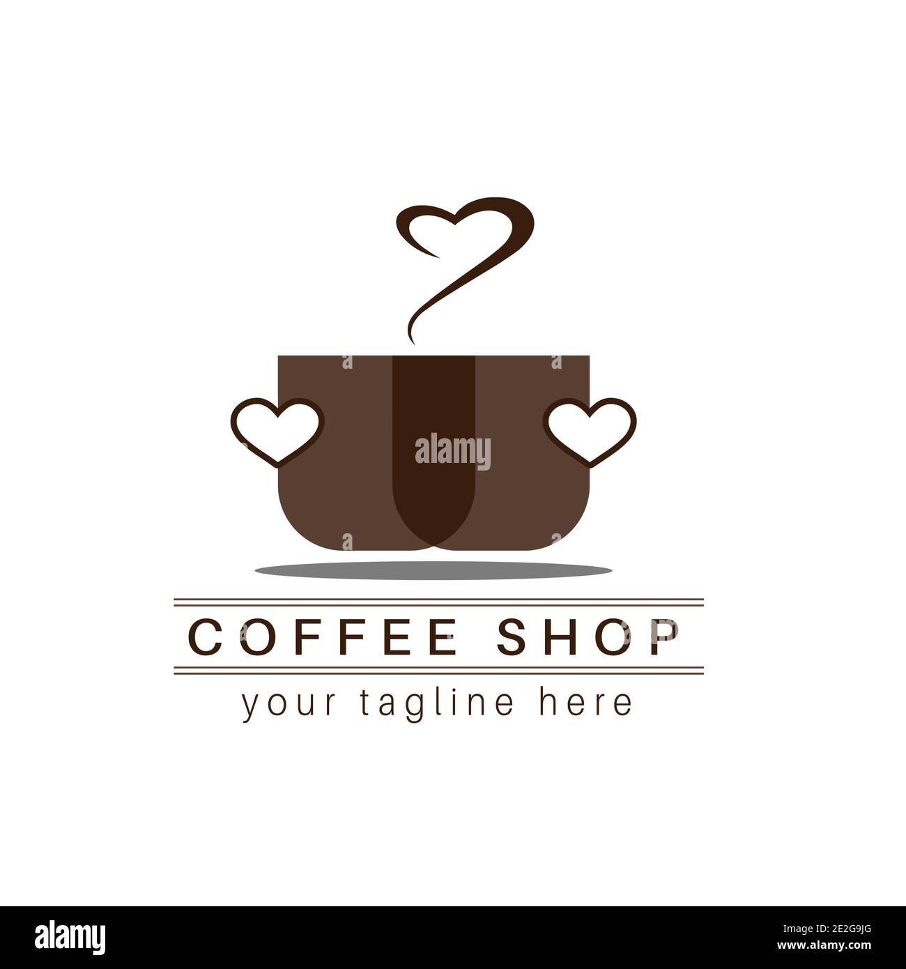 Coffee shop and coffee house hot and cold coffee restaurant cafe vector ...