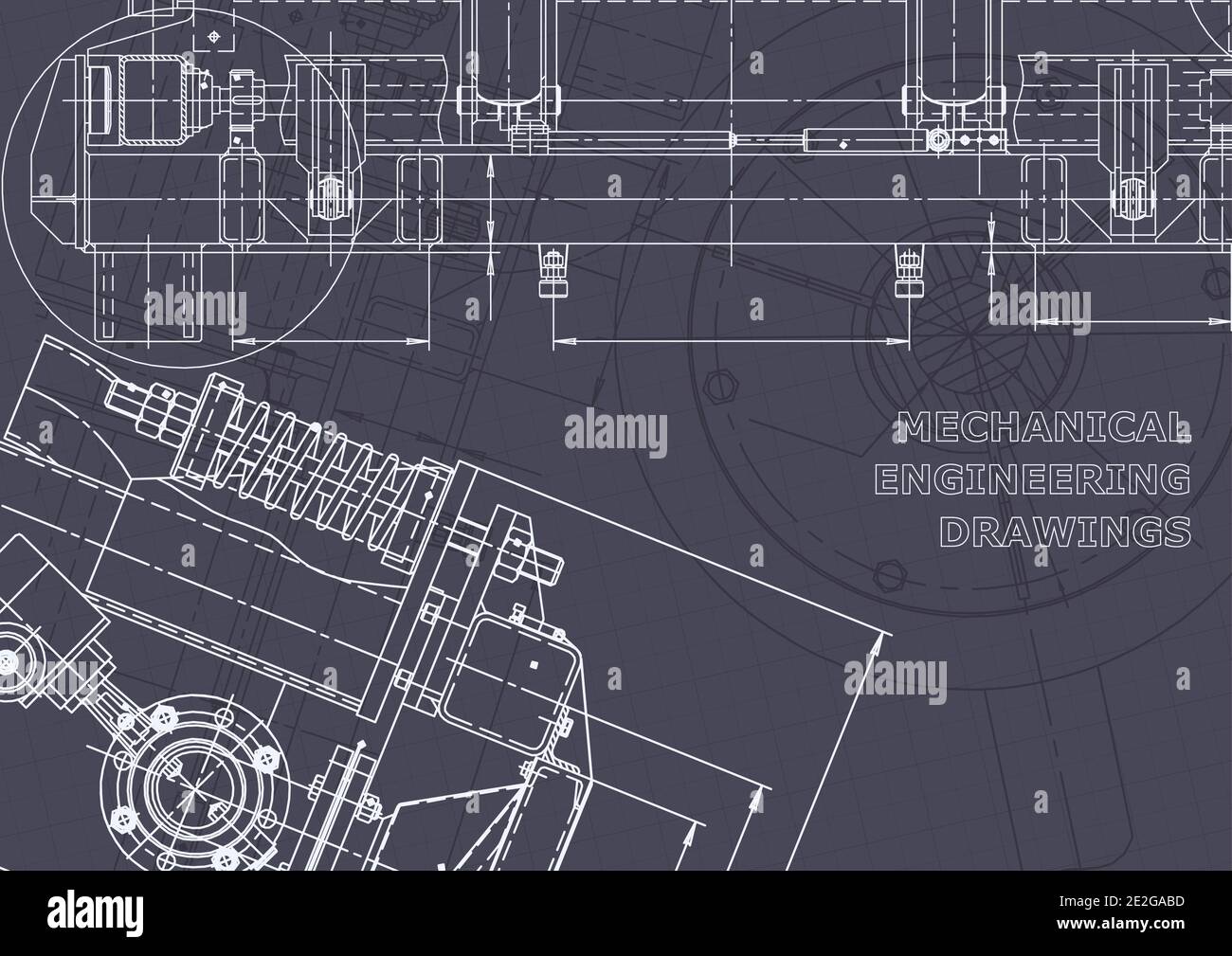 Computer aided design systems. Technical illustrations, background ...