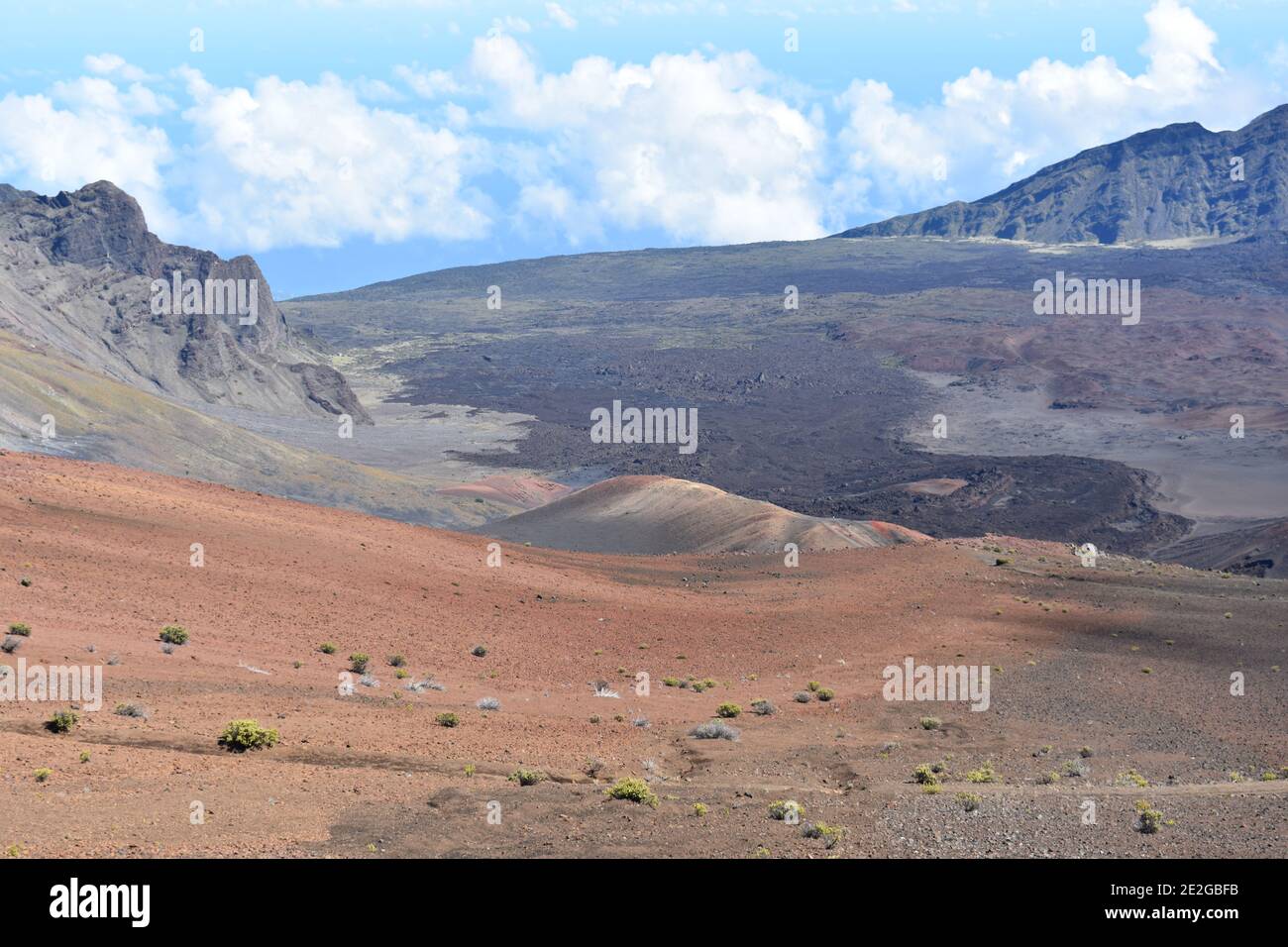 Scenic landscape of the East Maui Volcano on the Hawaiian Island of ...