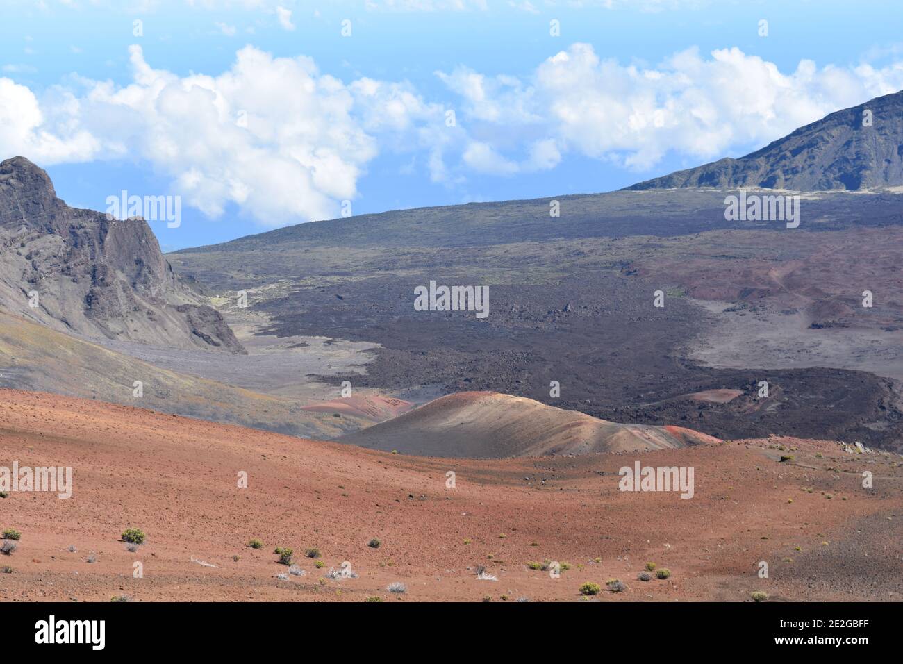 Scenic landscape of the East Maui Volcano on the Hawaiian Island of ...