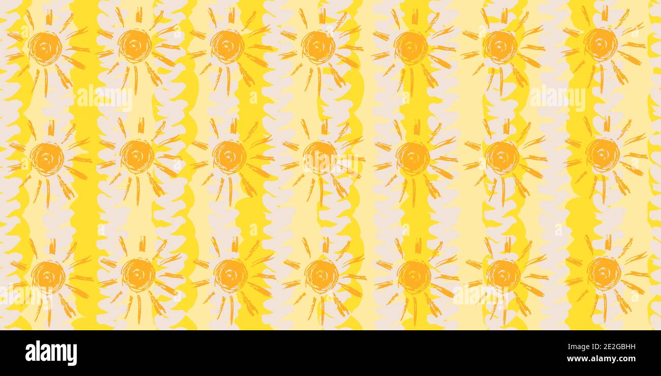 Seamless original pattern. Long colored stripe. Vector abstract hand ...