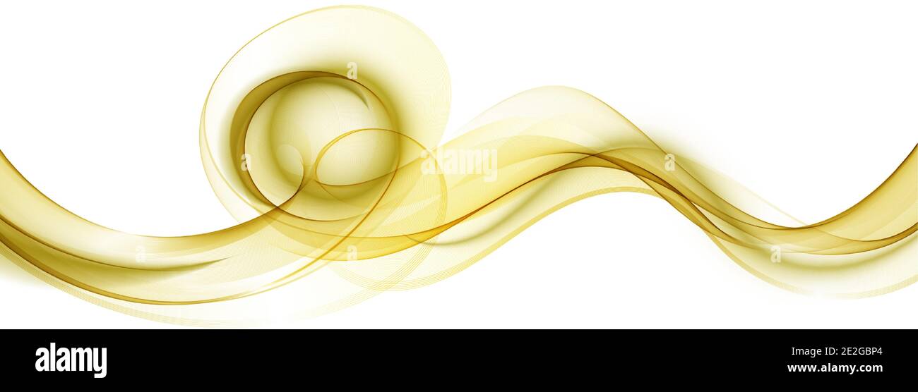 Gold wave of light Cut Out Stock Images & Pictures - Alamy