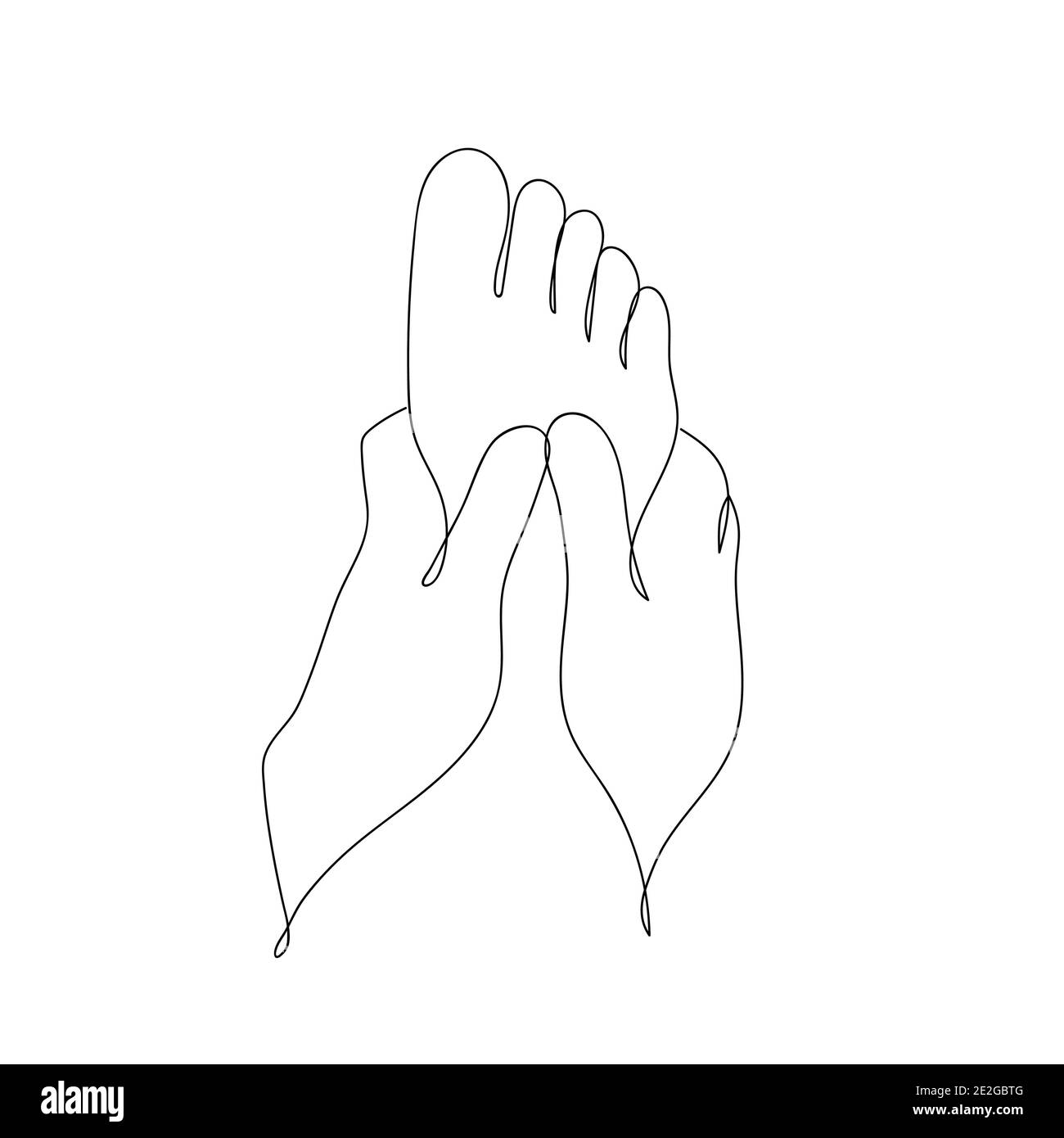 Abstract feet Stock Vector Images - Alamy