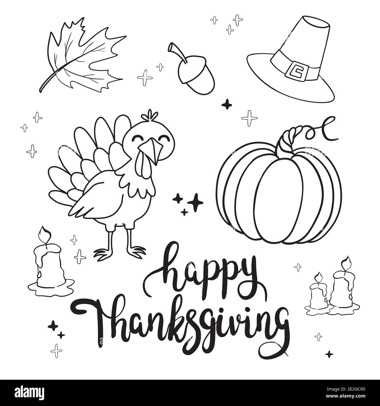 Thanksgiving Images Black And White