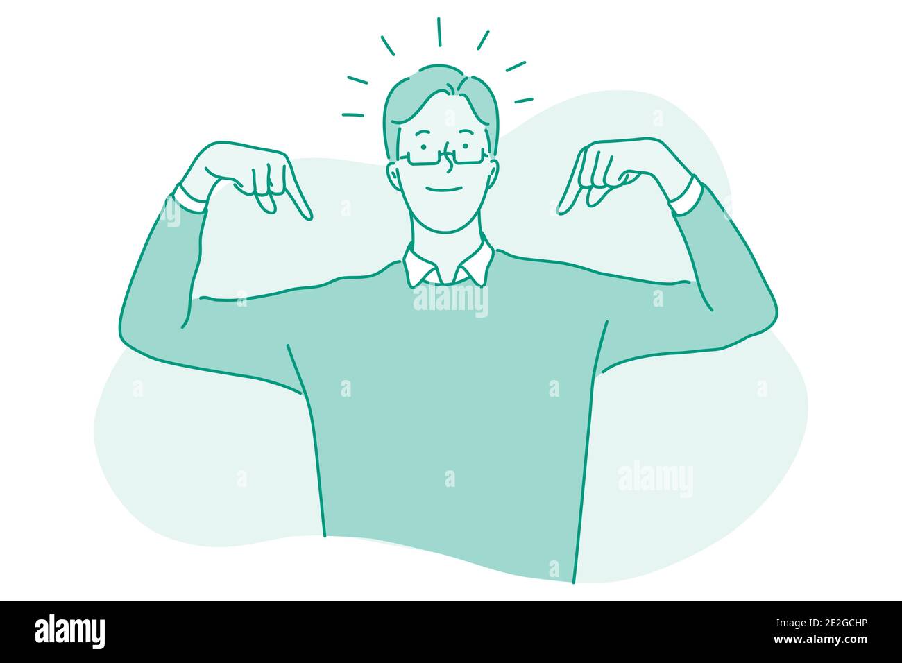 Self confidence, success, leadership concept Stock Vector Image & Art ...