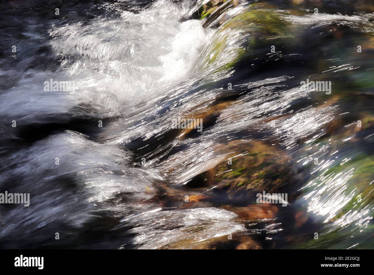 pure spring water in the stream Stock Photo - Alamy
