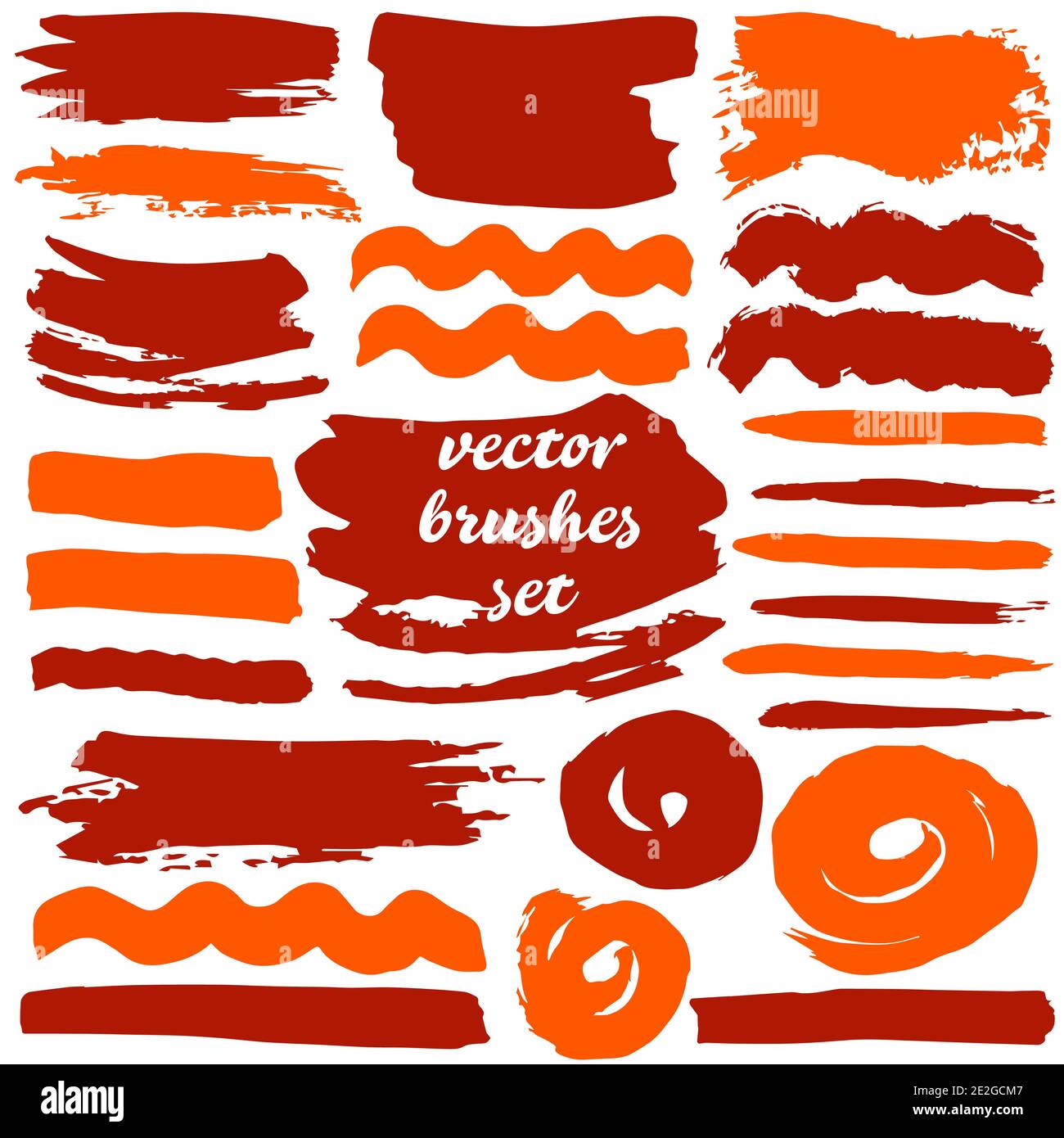 Two shades of orange Stock Vector Images - Alamy