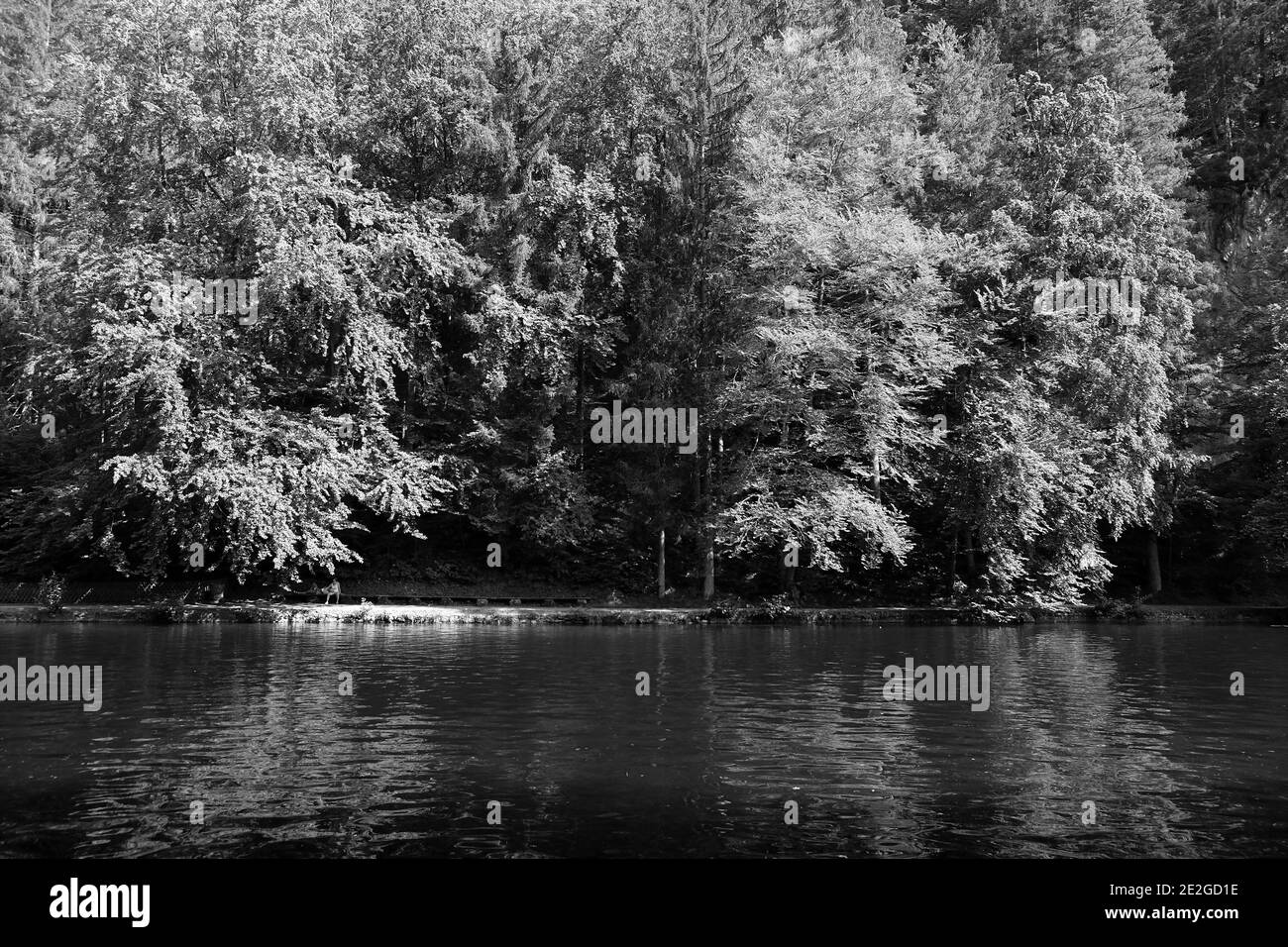 Wonderful river view Black and White Stock Photos & Images - Alamy