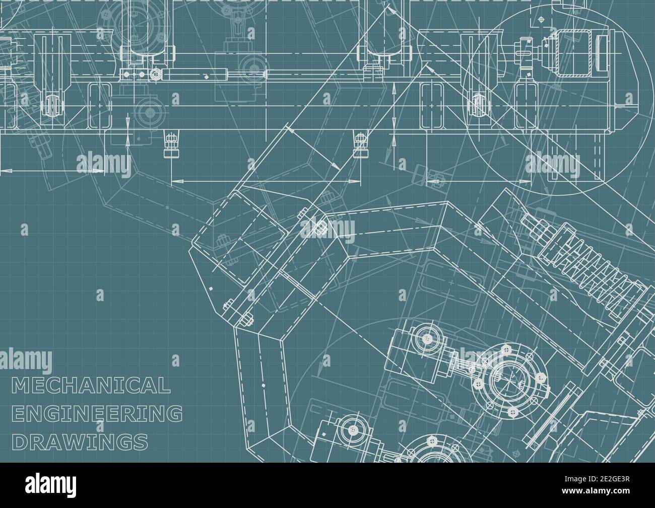 Corporate Identity. Computer aided design systems. Blueprint, scheme ...