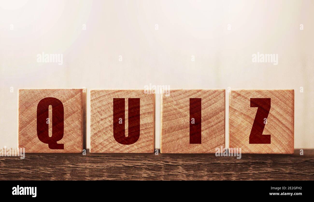 Pop quiz word hi-res stock photography and images - Alamy