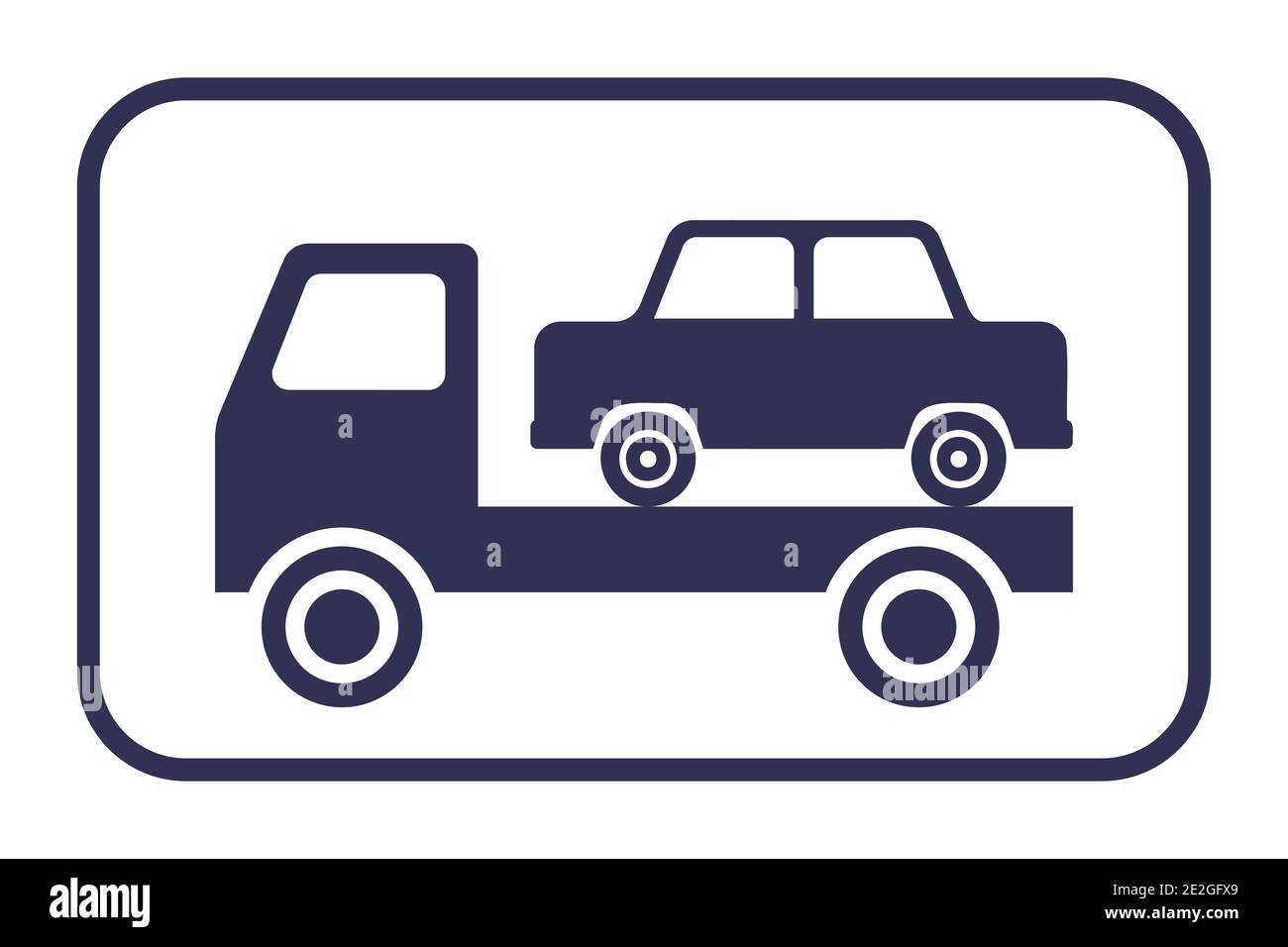 black car evacuation icon on a white background. flat vector ...