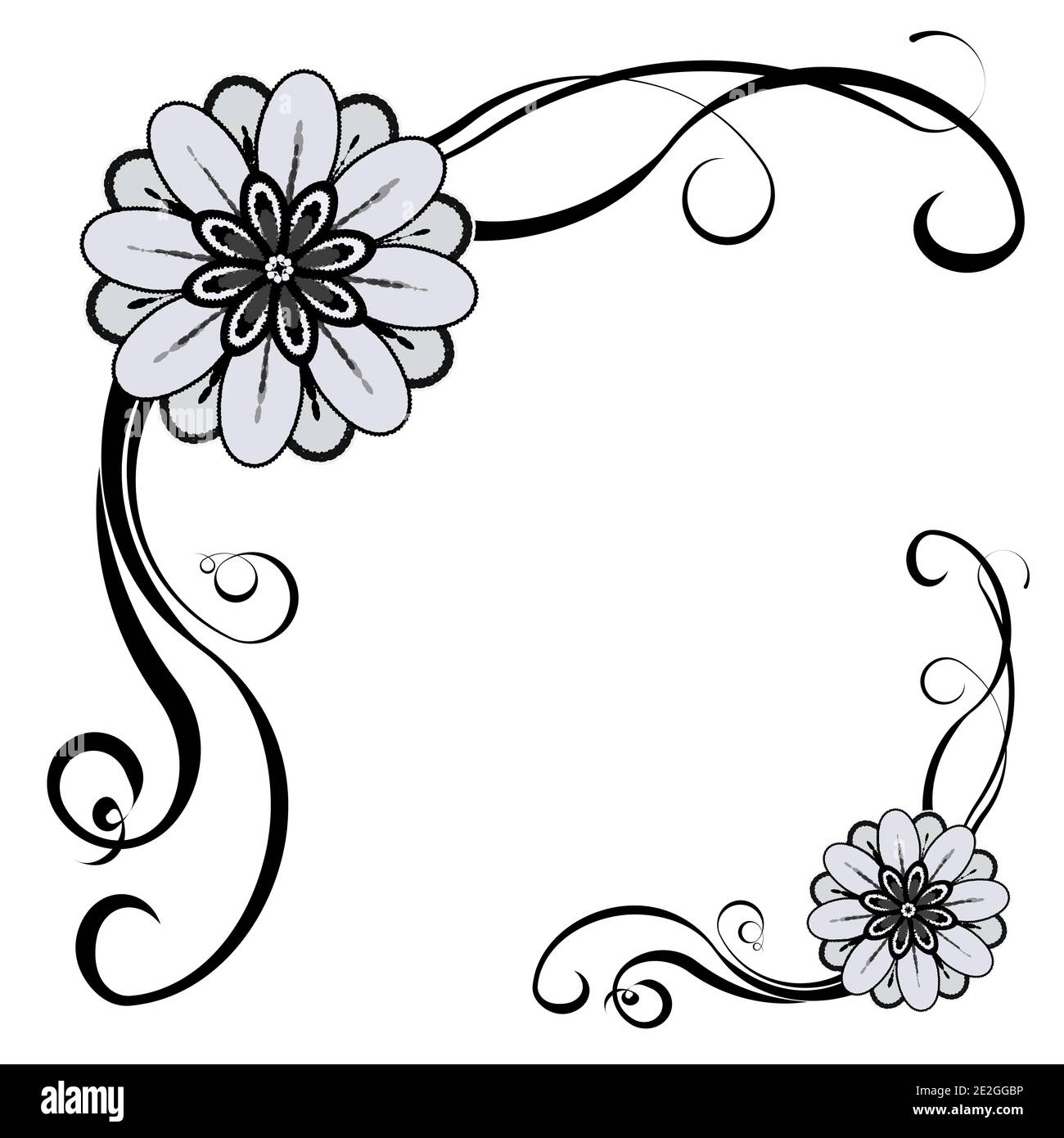 Decorative border shape Stock Vector Images - Alamy